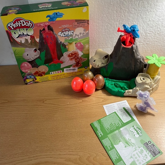 Play-Doh | Toys | Play Doh Dino Crew Lava Bone Island Play Set Slime ...